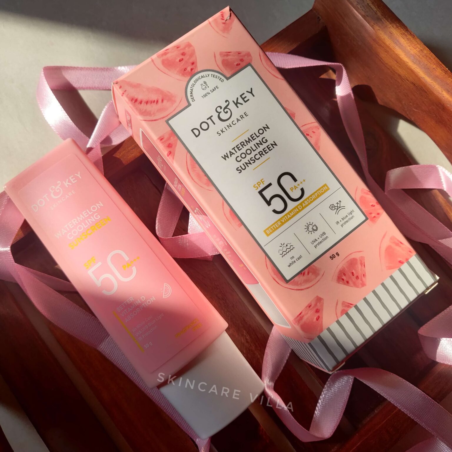 Dot and Key Watermelon Sunscreen Review - Skincare Villa
